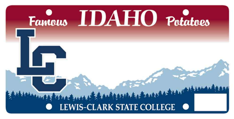 LC State License Plate - Alumni | Lewis-Clark State